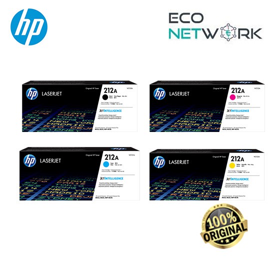 HP 212A Series - Original LaserJet Toner Cartridge Black (W2120A)/ Cyan ...