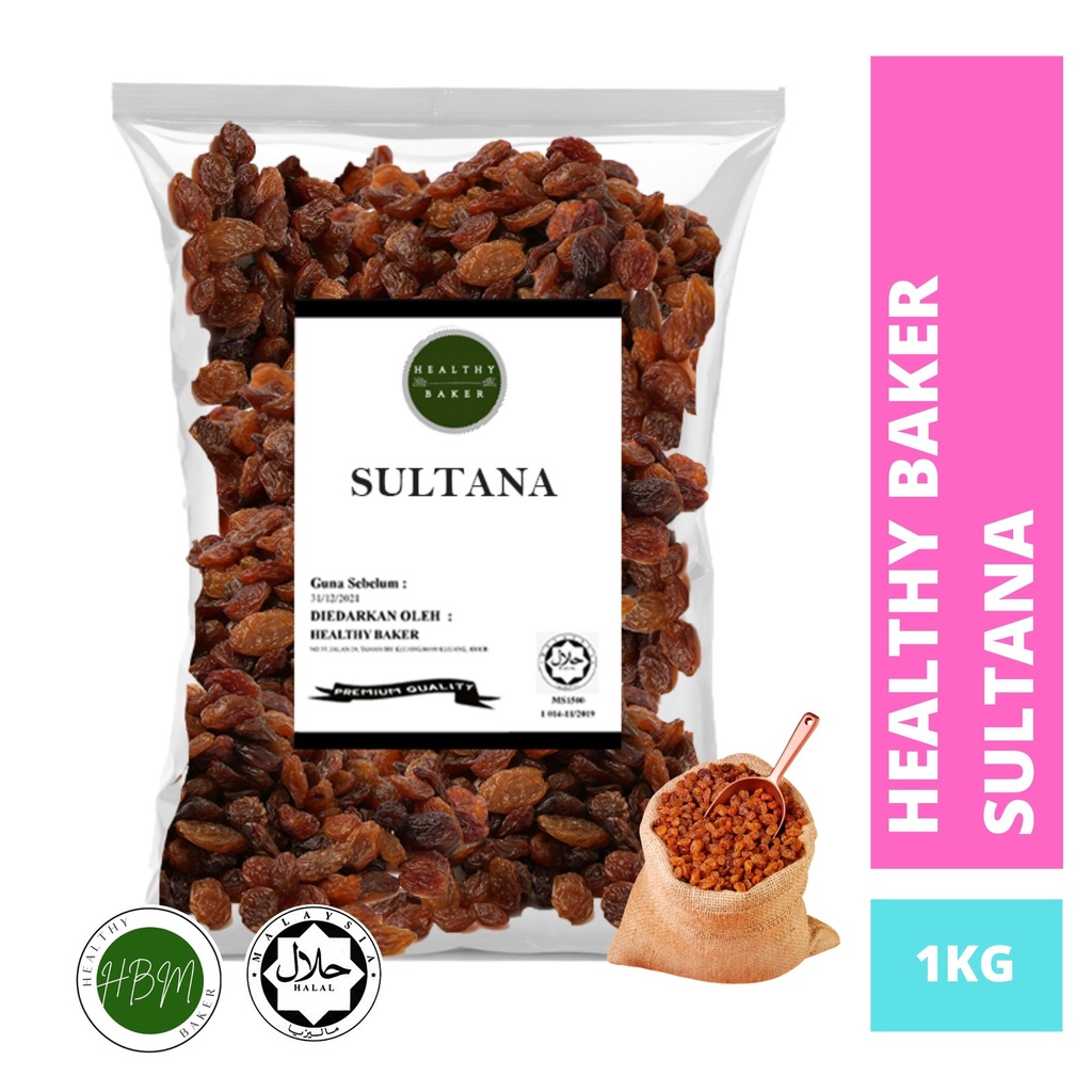 Sultana Raisins / kismis raisin / premium quality / halal | Shopee Malaysia