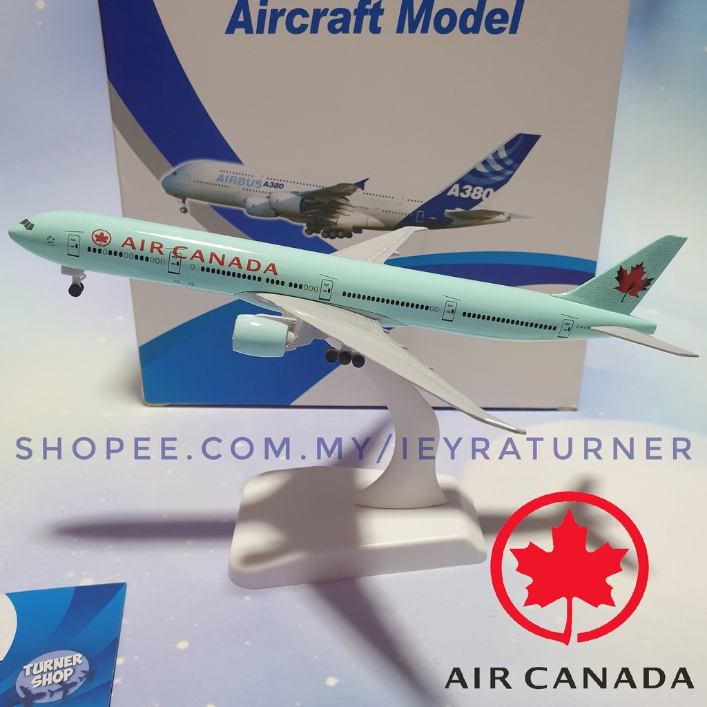 NEW Air Canada Boeing 777-300ER 20CM Aircraft Model Die-cast Metal ...