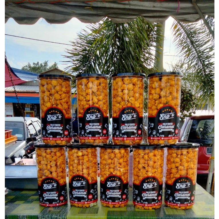 READY STOCK Eng's Popcorn Fully Coated Caramel Newborn (300g) | Shopee ...