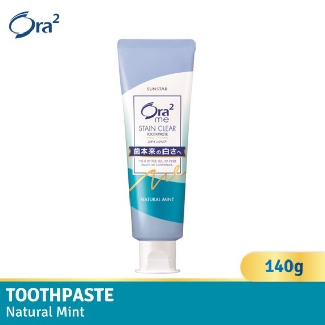 Ora2 Me Stain Clear Toothpaste - Natural Mint (140g) | Shopee Malaysia