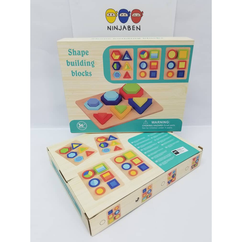 Shape Building Blocks for Kids (Educational Toys) | Shopee Malaysia