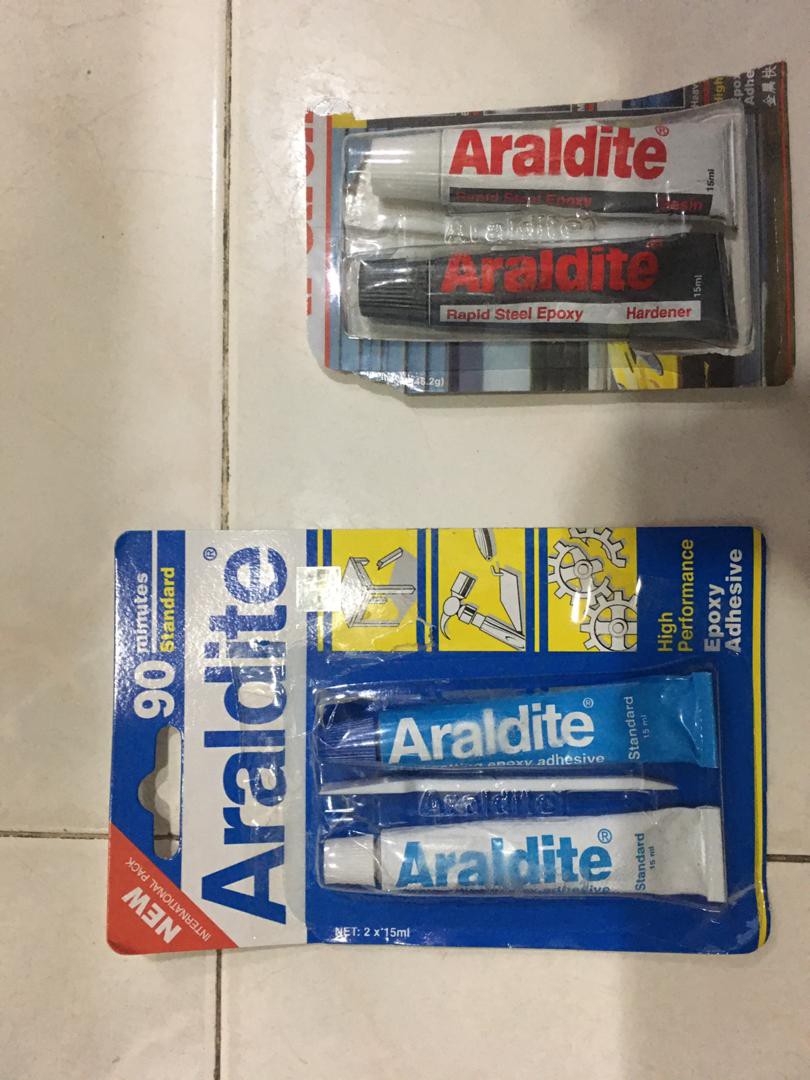 ARALDITE RAPID STANDARD 90 MIN HIGH PERFORMANCE EPOXY ADHESIVE GLUE BLUE 2x15ml | Shopee Malaysia