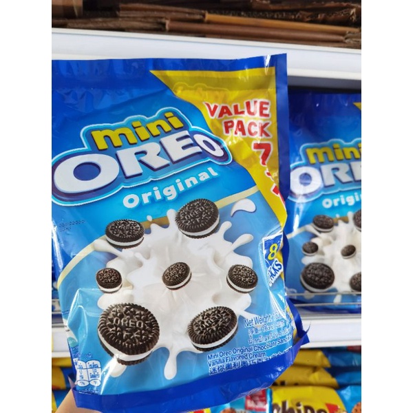 Mini Oreo Original Chocolate Sandwich with Vanilla Flavour Cream ...
