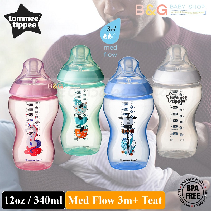 Tommee Tippee Baby Milk Tinted Feeding Bottle Botol Susu 340ml / 12oz ...