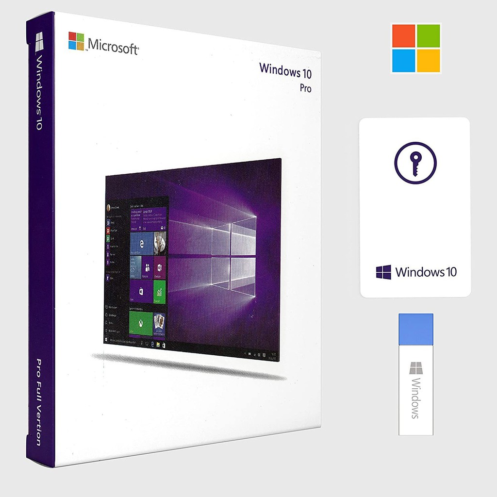 Microsoft Windows 10 Professional Retail Pack (32-Bit/64-Bit) | Shopee ...