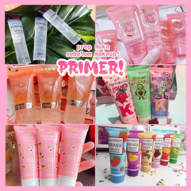 PRIMER MAKEUP BASE 🥰 PREP MUKA SEBELUM MAKEUP UNTUK HASIL TERBAIK‼️ JOM ...