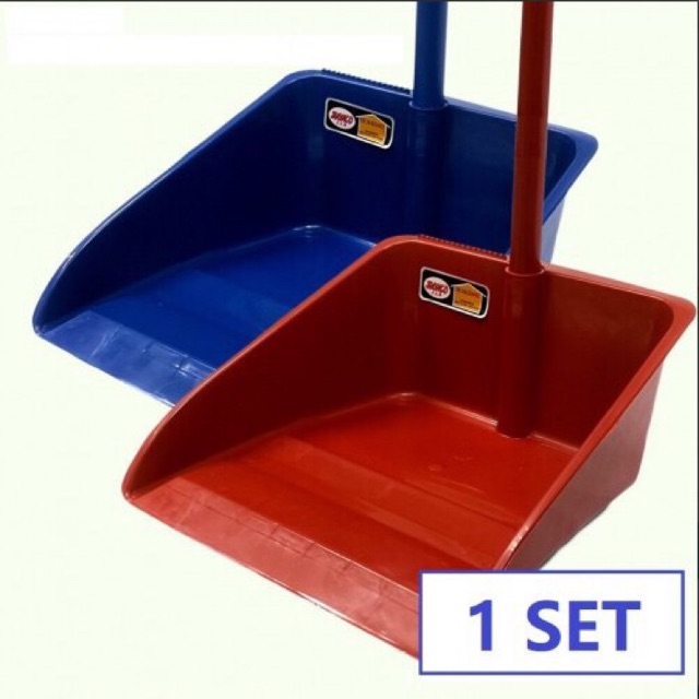 【Fast Delivery】Penyodok Sampah set / PVC Dustpan set with handle / kayu ...