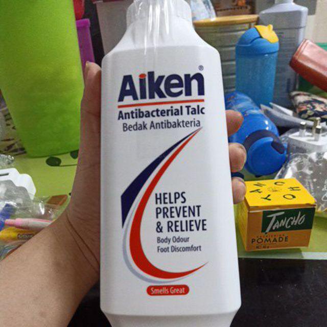 Aiken Antibacterial Talc Powder / Bedak Antibakteria 300g | Shopee Malaysia