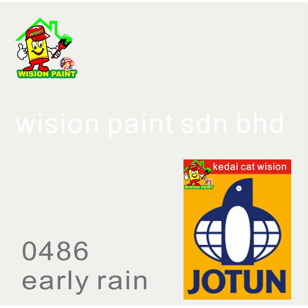 0486 early rain ( 18L ) JOTUN PAINT JOTAPLAST MAX ( MATT FINISH ...