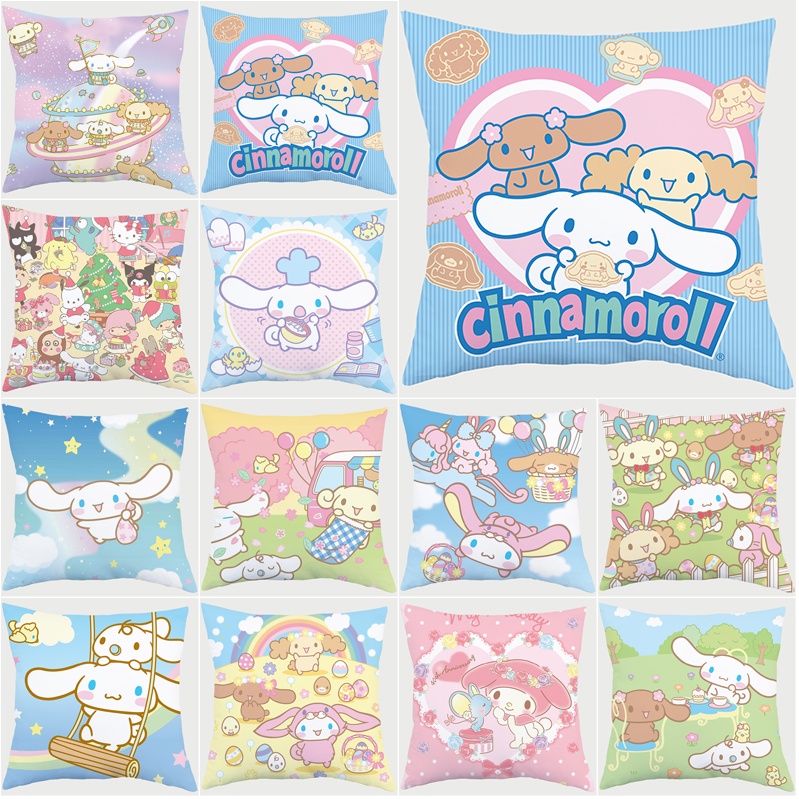 Double-sided Printing Pillow Case Cute Cartoon Cinnamoroll ...
