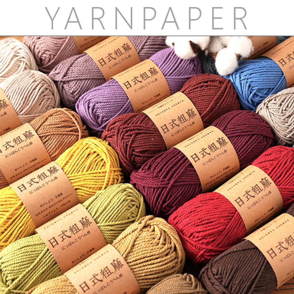 [YARNPAPER] Japanese Style Rope Yarn 100g | Shopee Malaysia