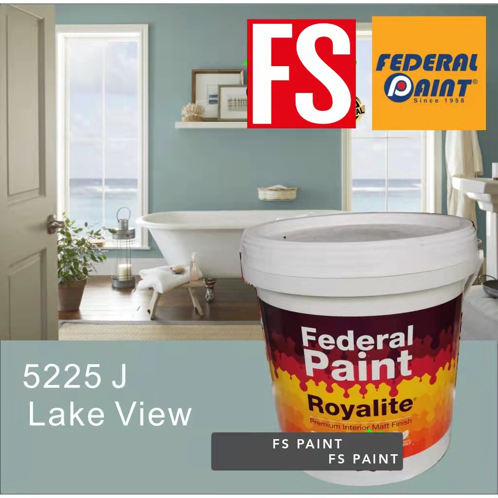 LAKE VIEW ( 1 LITER ) FEDERAL ROYALITE PAINT - INTERIOR EMULSION PAINT ...