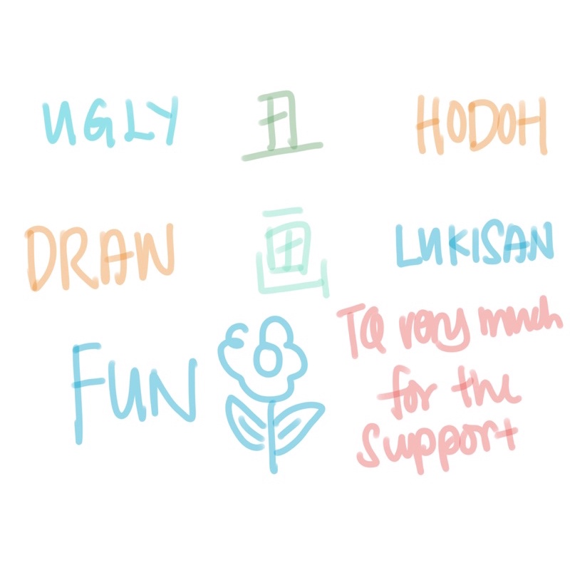 Ugly Drawing for FUN/Lukisan Hodoh/丑人画像 | Shopee Malaysia