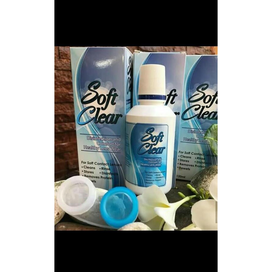 Soft Clear Contact Lens Solution 120ml | Shopee Malaysia