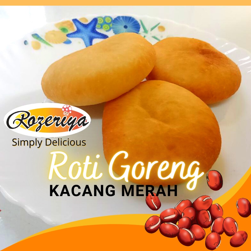 Rozeriya Roti Goreng Inti Kacang Merah | 10 pcs | 6 PACK CAN MIX + FREE ...