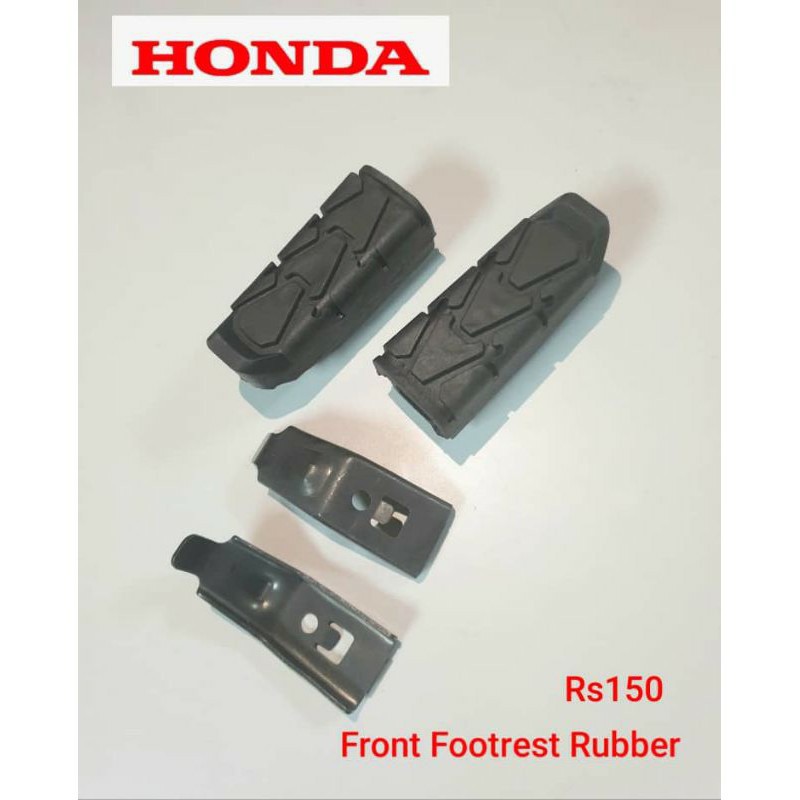 HONDA RS150 - FRONT FOOTREST RUBBER SET | Shopee Malaysia