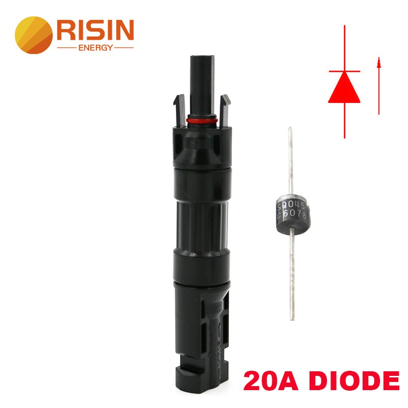 Risin MC4 Solar inline Diode Connector SBD 10A 15A 20A protect the ...
