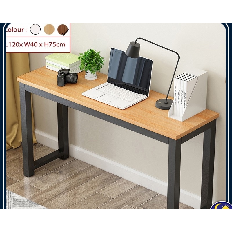 Home Office Rectangular Table Study Writing Computer Desk Modern Design ...