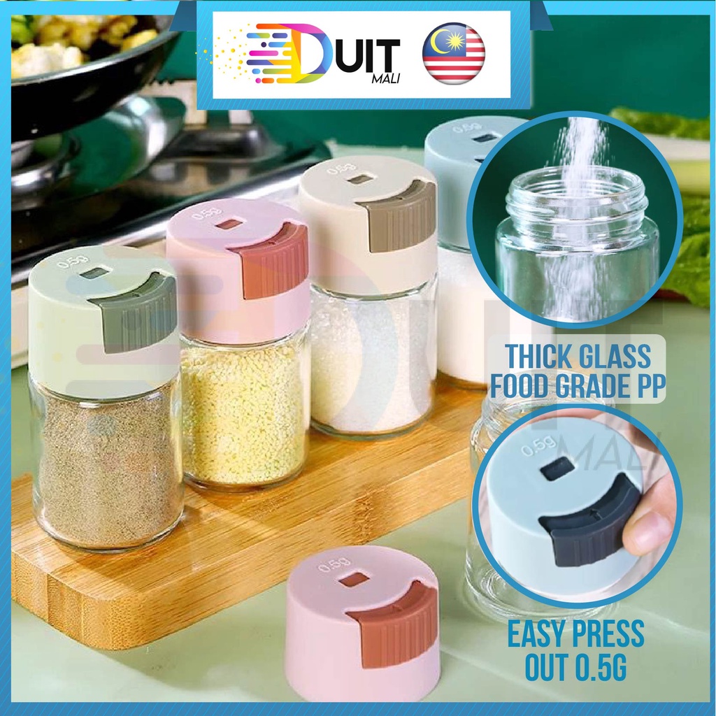 Duitmali Botol Garam Bekas Kaca Lada Hitam Perisa Makanan Auto Salt ...