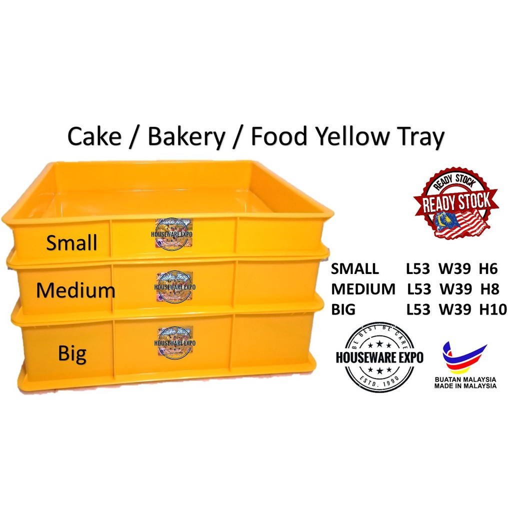Cake Tray/Yellow Tray /Bakery Tray/Food Tray/ Cake Tray Plastic Yellow ...