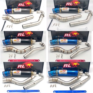 RL Red Leo Exhaust Racing Open Tembak Bulan Ekzos Open Y15 Wave125 Ex5 ...