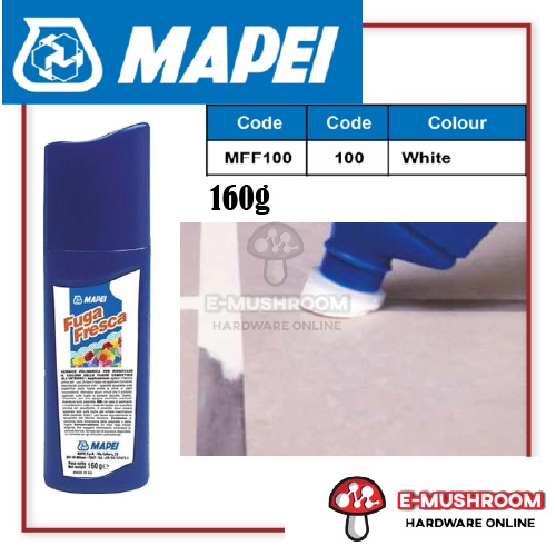 Mapei Fuga Fresca Grout Tile Grout Reviver 160G White Colour | Shopee ...