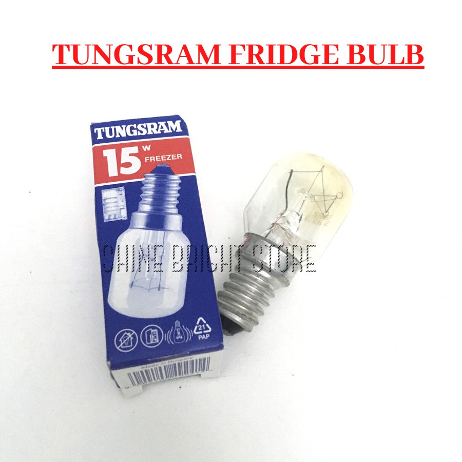 Tungsram E14 15w Pygmy Bulb / Fridge Bulb / Refrigerator Bulb / Freezer Bulb | Shopee Malaysia