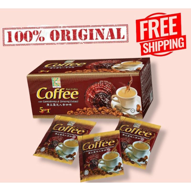 Klink Arabica Coffee 5 IN 1 (Ganoderma + Ginseng) (K-Link) (20 sachets ...