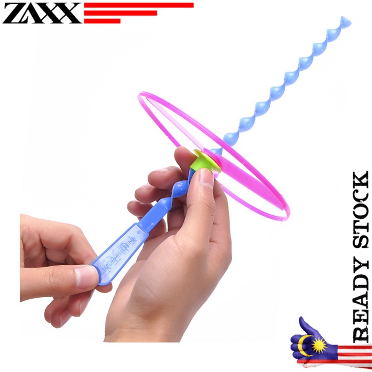 Spinning Dragonfly Hand Push Flying Saucer Toy Flying Fairy Kids Toys ...