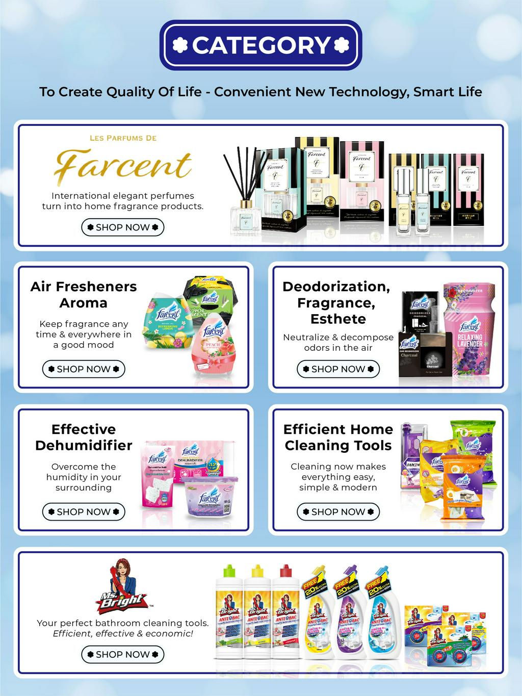 Farcent Official Shop Online, August 2022 | Shopee Malaysia