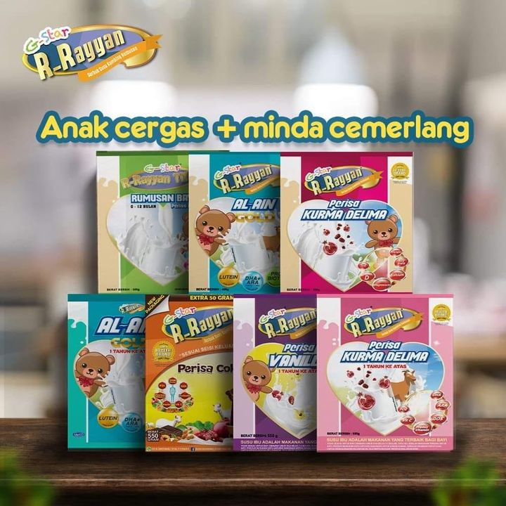 [ORIGINAL] R Rayyan Milk Booster & Susu Kambing Pakej Jimat Mix ...