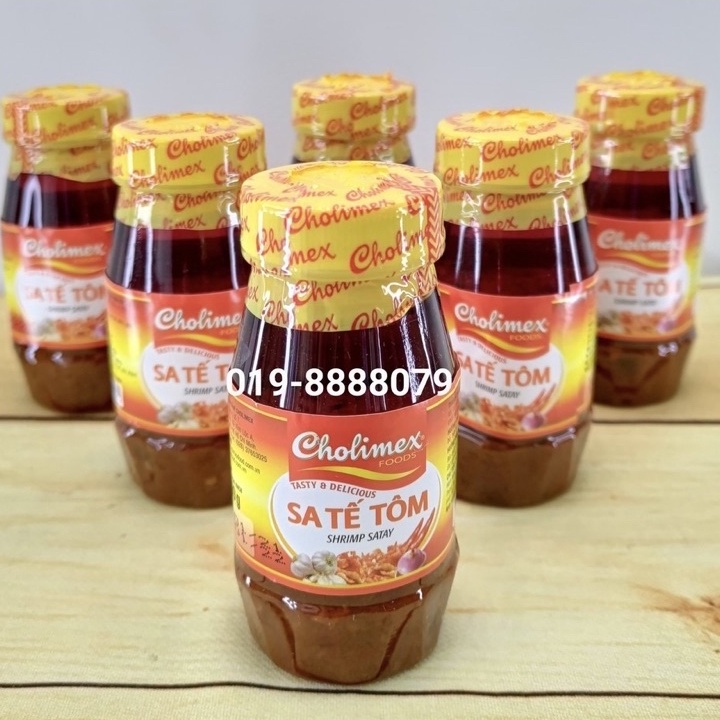 Cholimex Sate Tom - Hot chili oil with shrimp (Vietnamese) | Shopee ...
