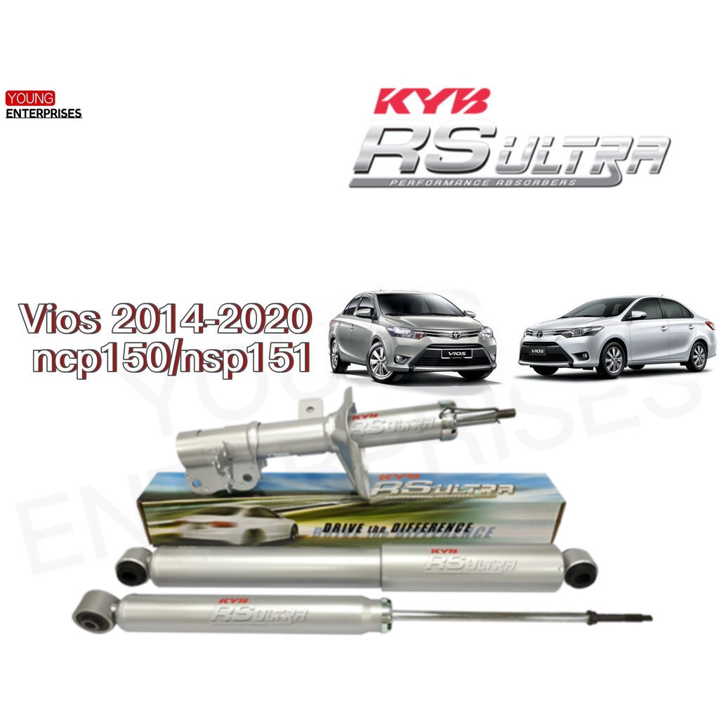 TOYOTA VIOS NCP150 NSP151(2014-2020) KAYABA RS ULTRA HEAVY DUTY ABSORBER FRONT & REAR KYB ABS ...