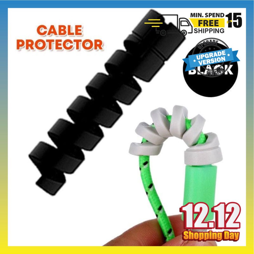 Universal Silicone Cable Holder Sticker Winder Organizer For Iphone ...