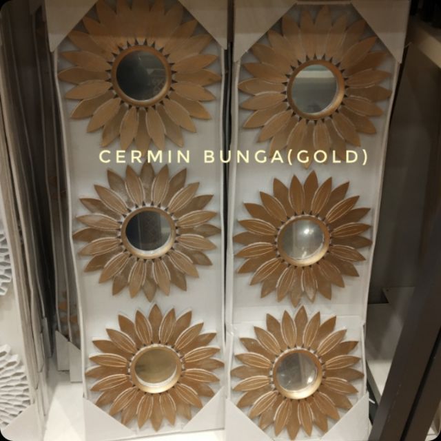 Cermin Bunga Matahari (1 set = 3 pieces) | Shopee Malaysia