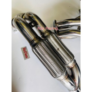 RedSuns exhaust manifold header hk5 style Extractor 2.5" Levin AE92 ...