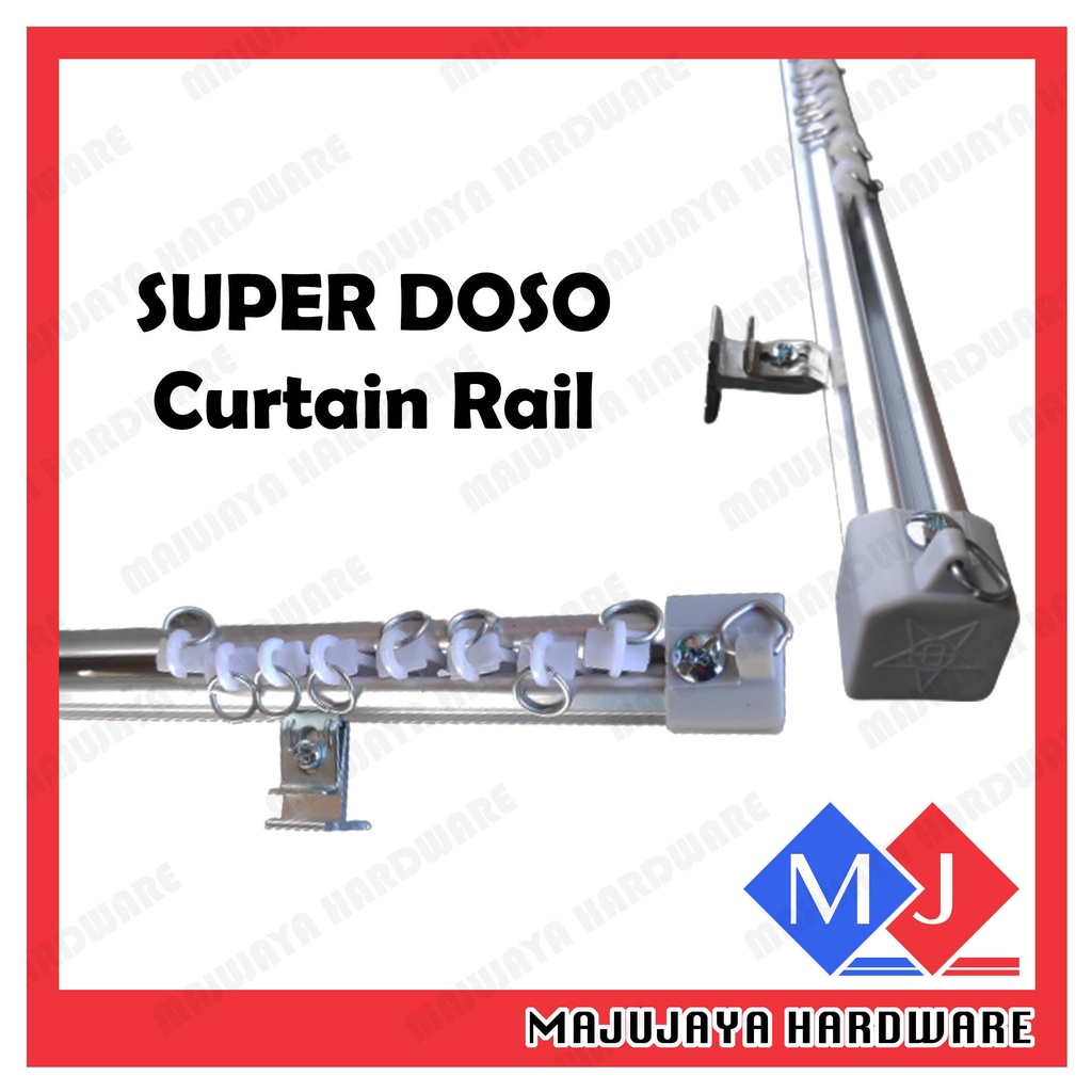 DOSO (Double*) Set Langsir Aluminium Lengkap Jenis Single Double ...