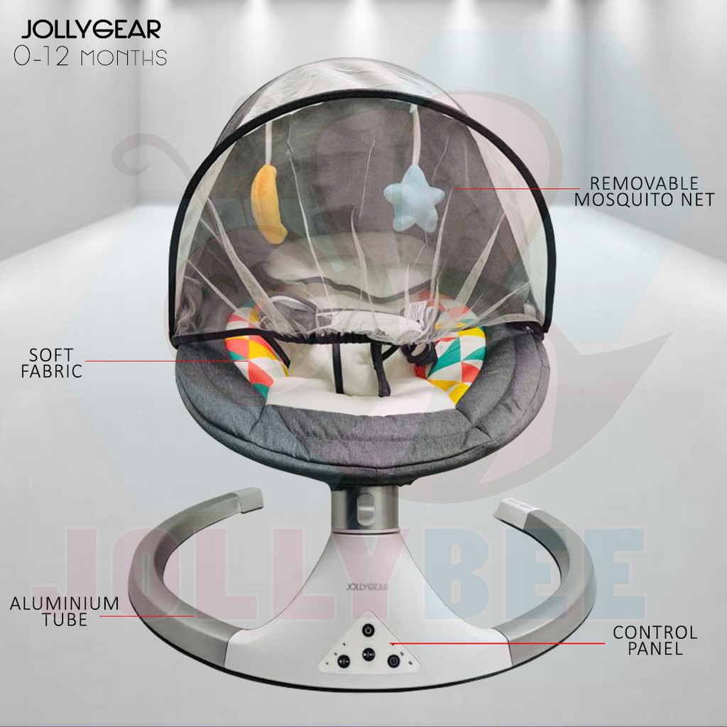 Buaian Bayi Baru Lahir Series Newborn Baby Auto Swing Leaf Bouncer ...