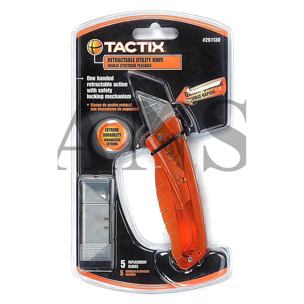 TACTIX 261130 KNIFE UTILITY RETRACTABLE | Shopee Malaysia