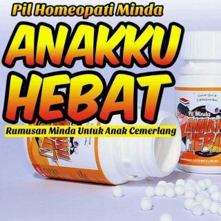 PIL HOMEOPATI MINDA ANAKKU HEBAT (100biji) | Shopee Malaysia