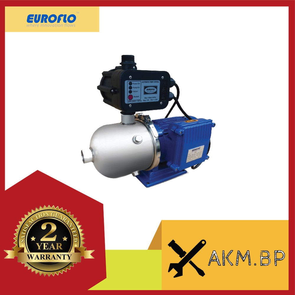 [EH 203 SS-E] HOUSEHOLD AUTOMATIC BOOSTER PUMP EUROFLO WITH CONTROLLER ...