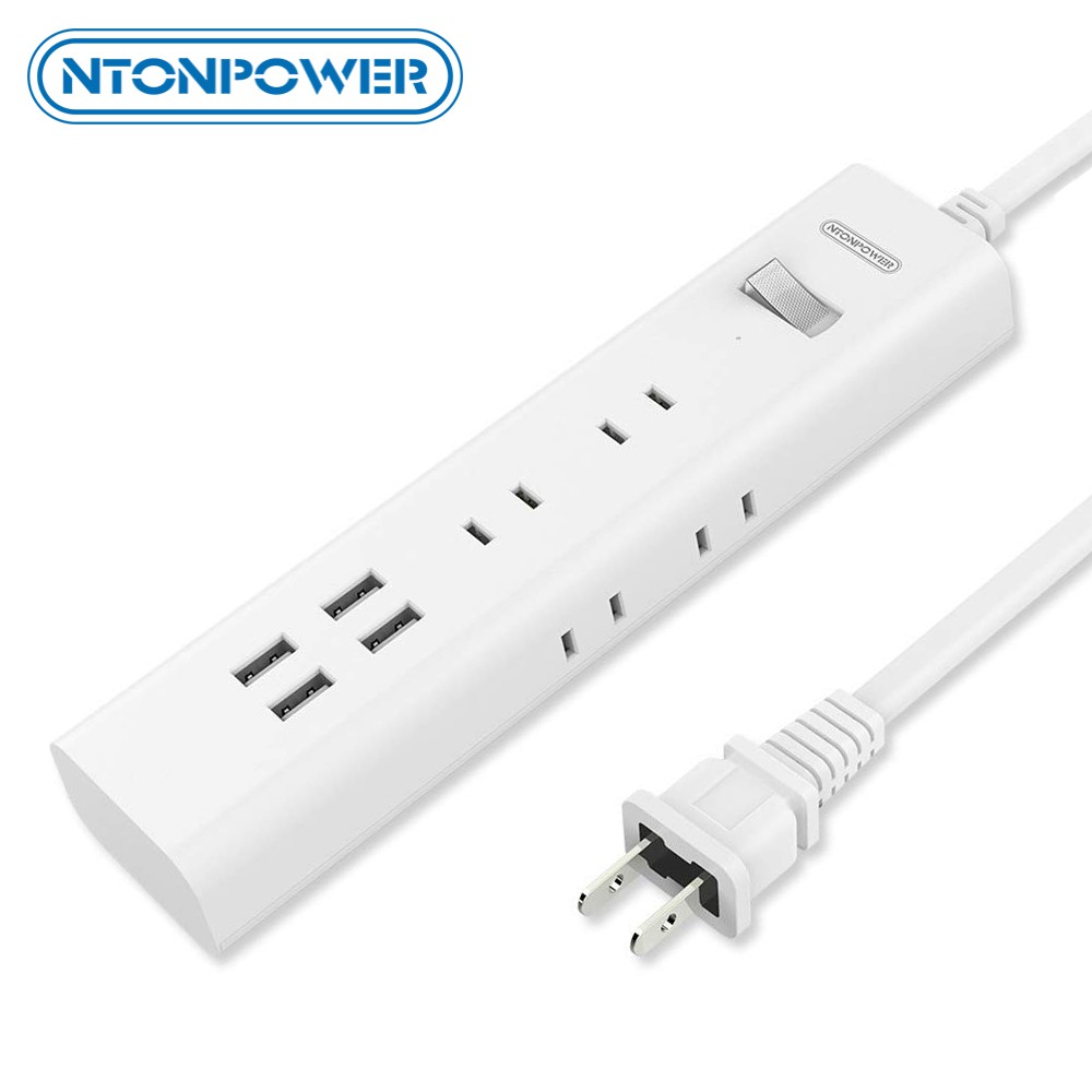 Ntonpower japan plug power strip with usb charger 4 ports smart ...