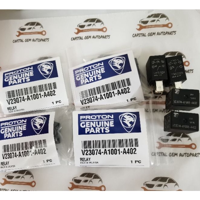 V23074-A1001-A402 20AMP 4PIN RELAY FOR USE ON: PROTON SAGA BLM,FL,FLX ...