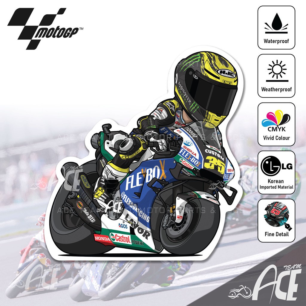 [NEW] Moto GP Sticker LCR Honda Team Cal Crutchlow Honda MotoGP ...
