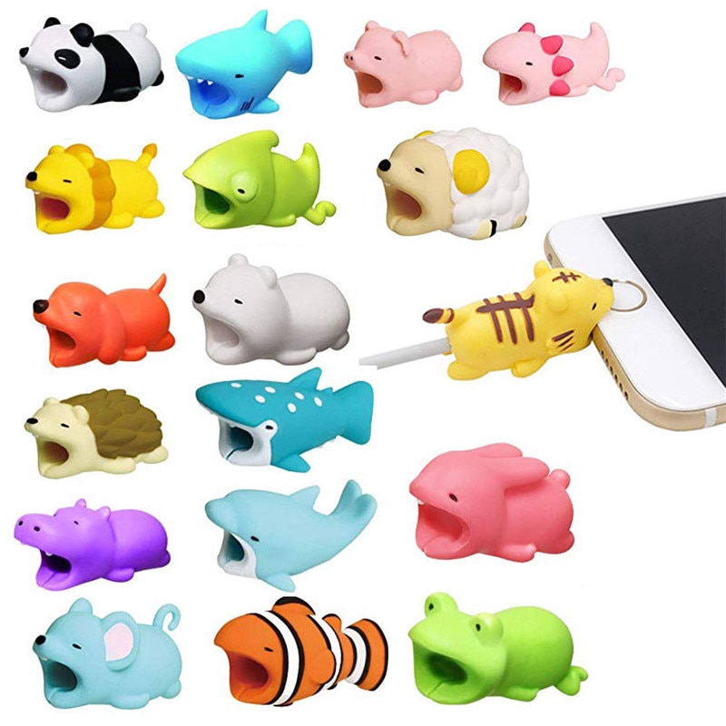 1 pcs Animal Cable bites Protector for protege cable buddies cartoon ...