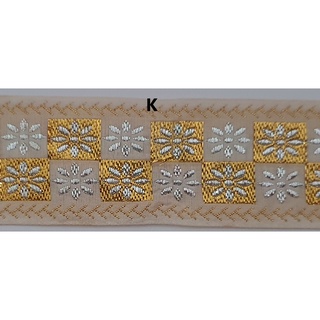 Jacquard Border Lace / Trim / Songket Ribbon Renda / Reben Songket ...