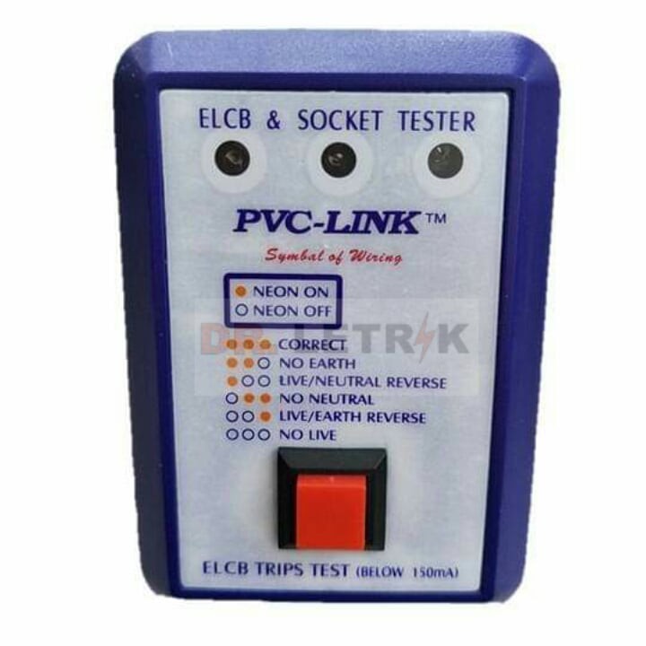 PVC LINK 13 AMP/ 13A ELCB & SOCKET TESTER | Shopee Malaysia