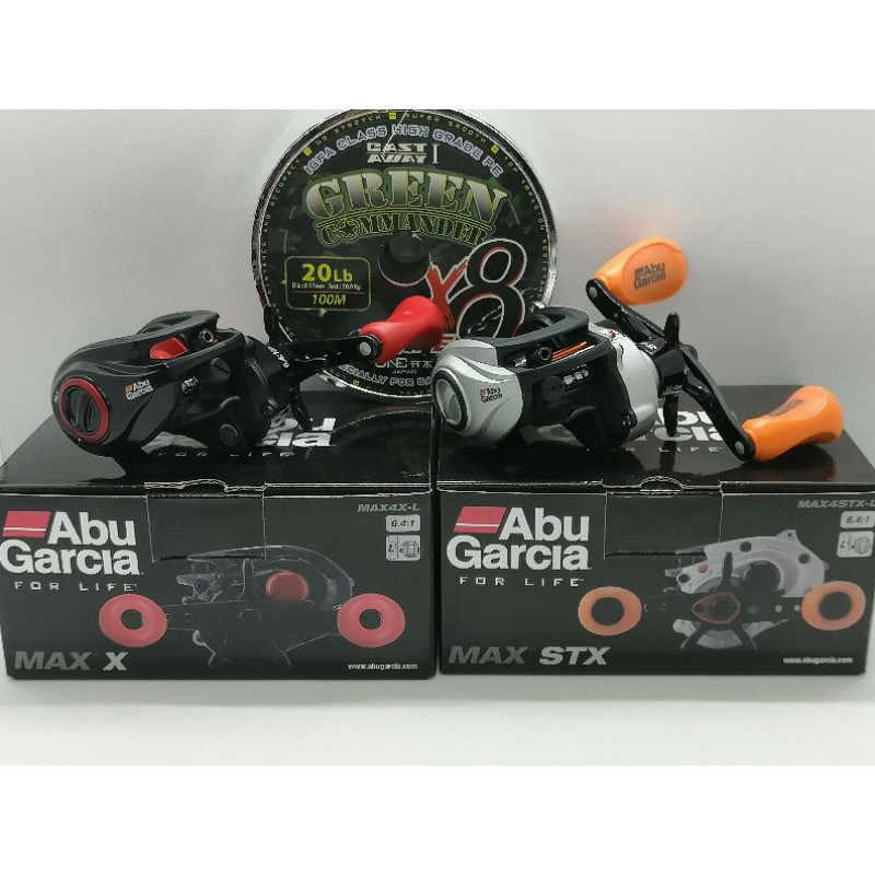 ABU GARCIA MAX X/MAX4X-L & MAX STX /MAX4STX-L CASTING REEL +FREE GIFT. | Shopee Malaysia