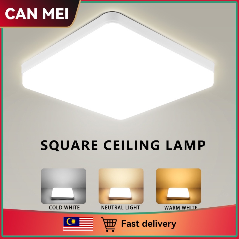 【🔥RM3 off🔥】Led Ceiling Lamp Modern Lights 220V Square Ceiling Lights ...